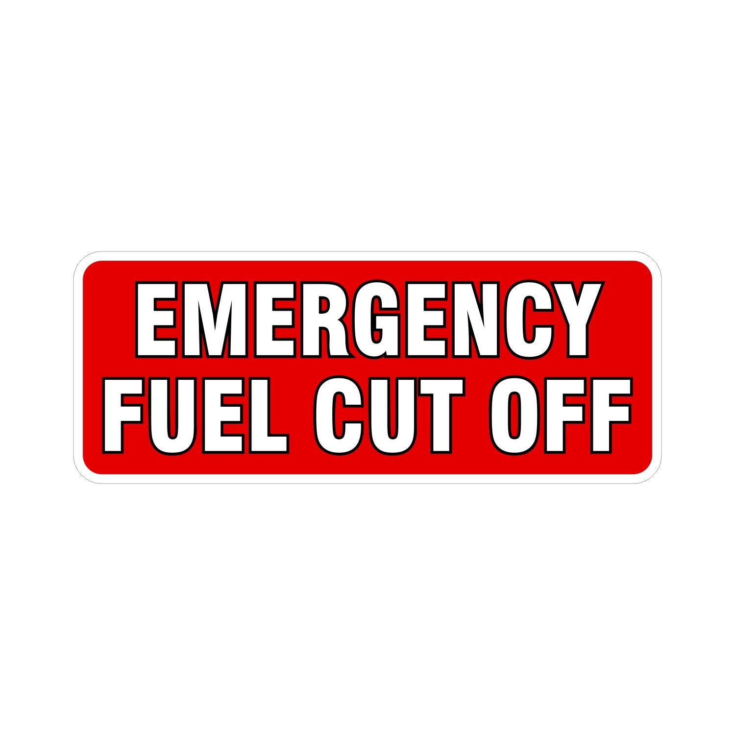 EMERGENCY FUEL CUT OFF – Online Railcar Decals and Screen Printing™