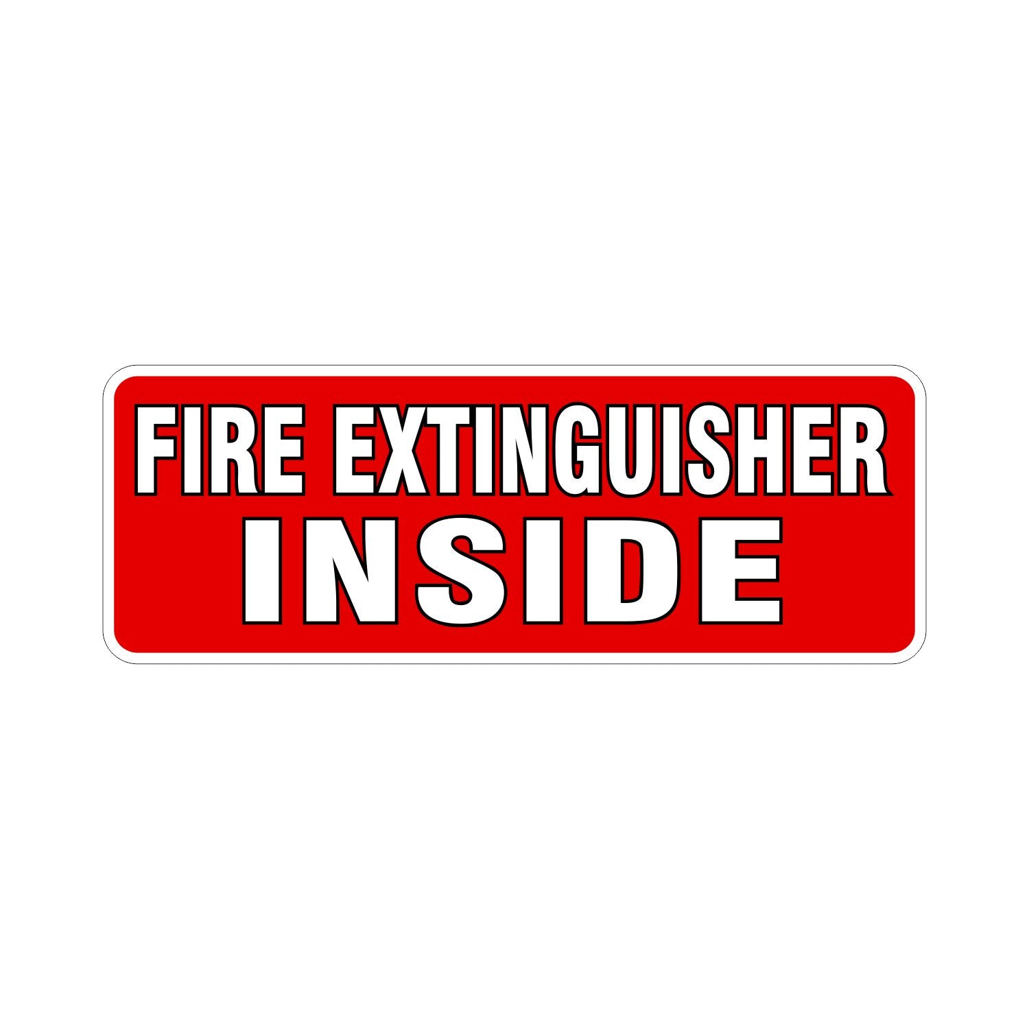 FIRE EXTINGUISHER INSIDE – Online Railcar Decals and Screen Printing™