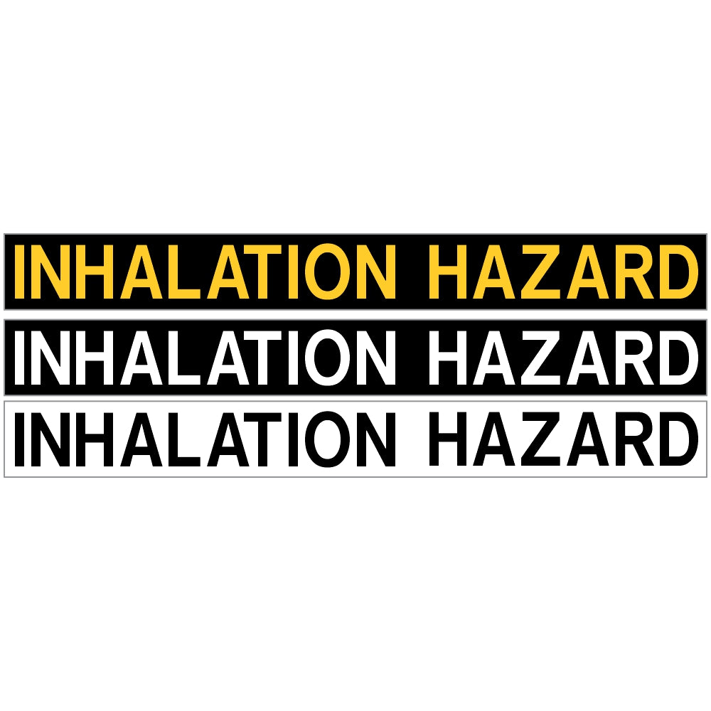 Inhalation Hazard Decal – Online Railcar Decals and Screen Printing™