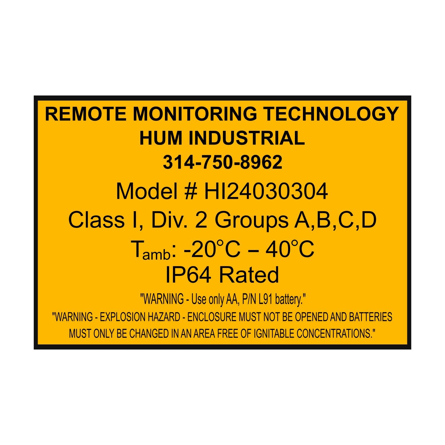 REMOTE MONITORING TECHNOLOGY-HUM INDUSTRIAL – Online Railcar Decals and ...