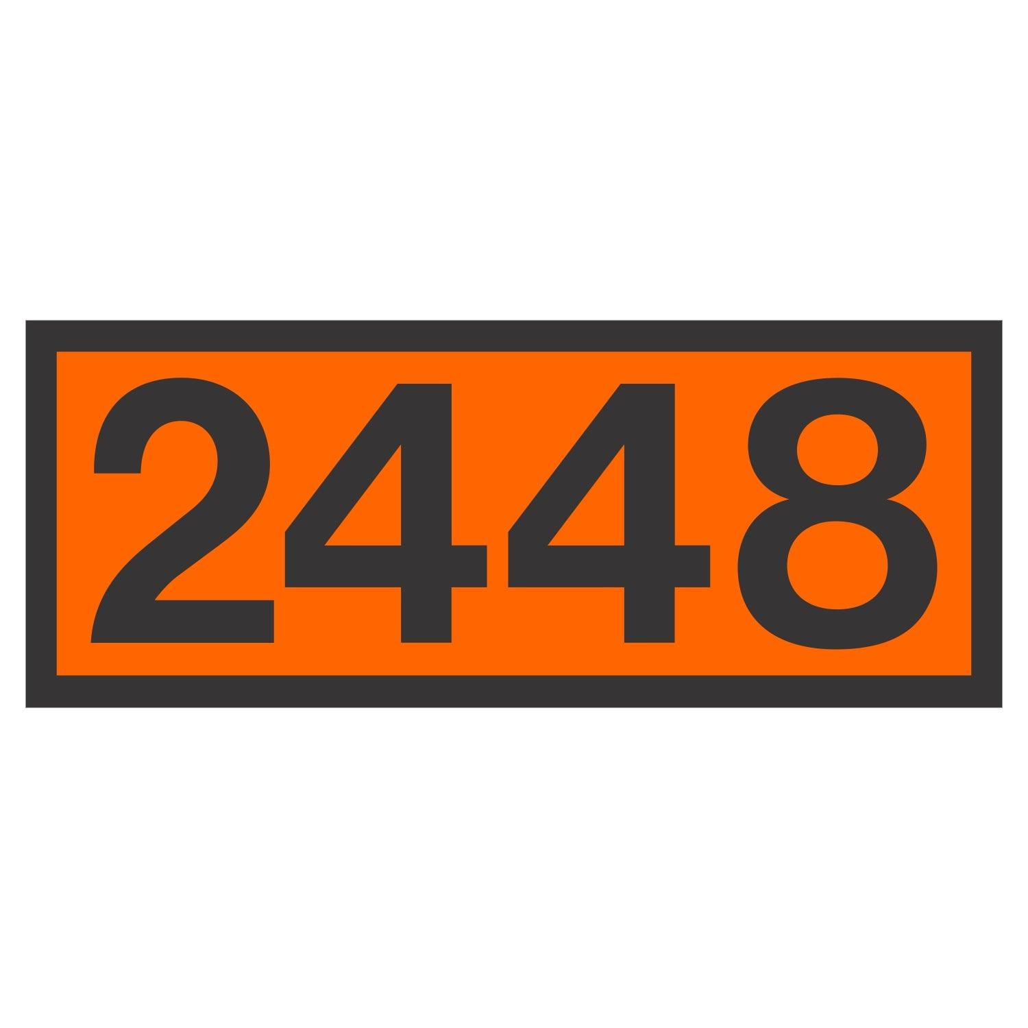 Un2448 Orange Panels Decal – Online Railcar Decals and Screen Printing™